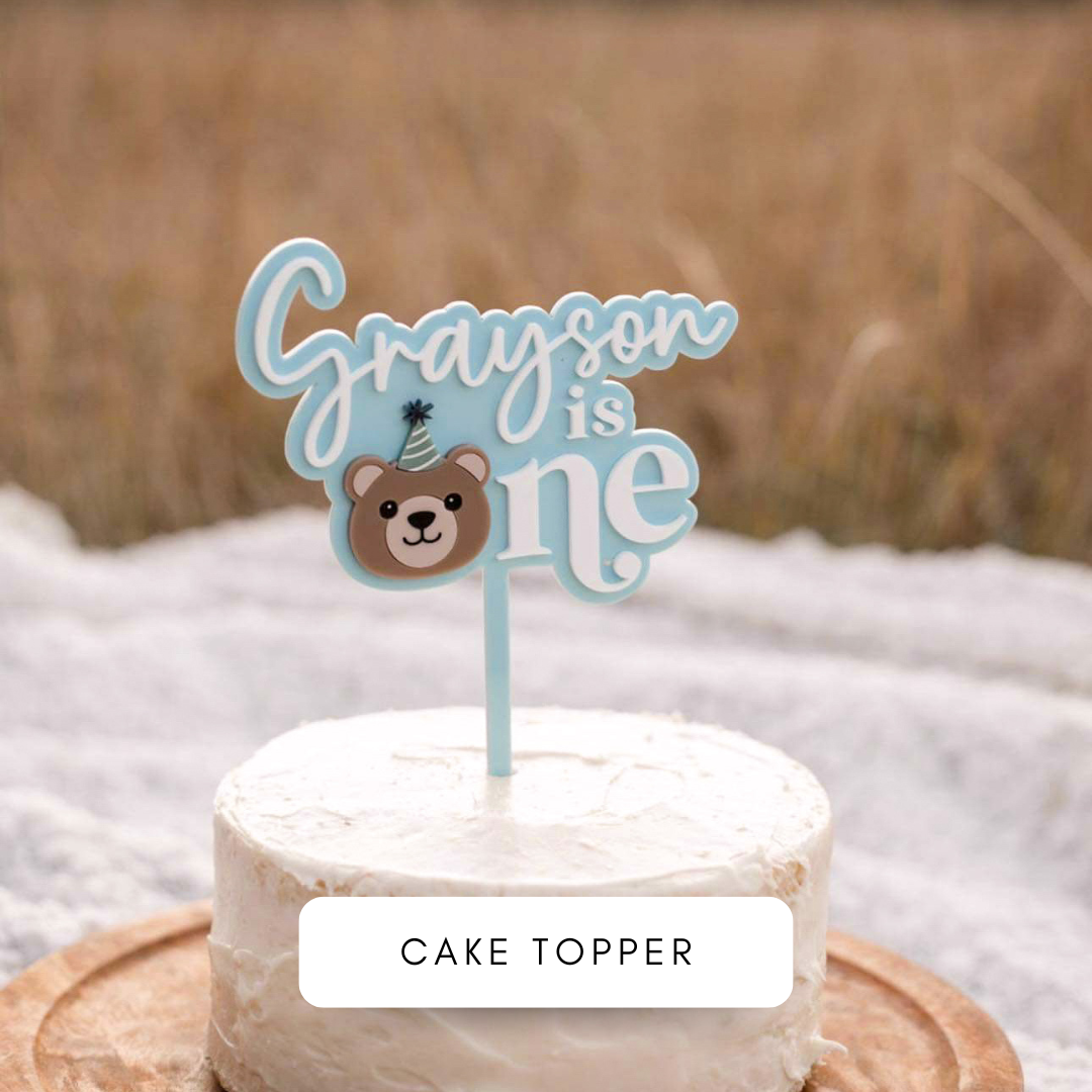 Custom Cake Topper – Willzy & Co